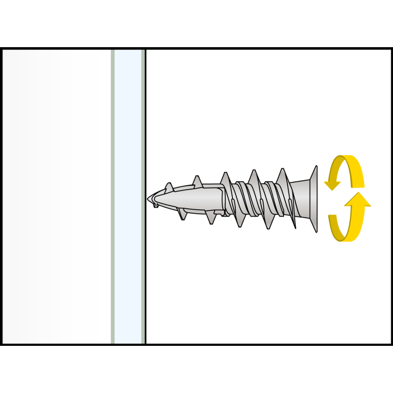 Gipsplugg I metall GKDZ