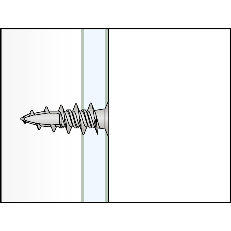 Gipsplugg I metall GKDZ