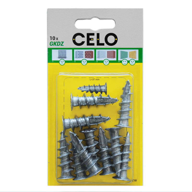 Gipsplugg i metall GKDZ